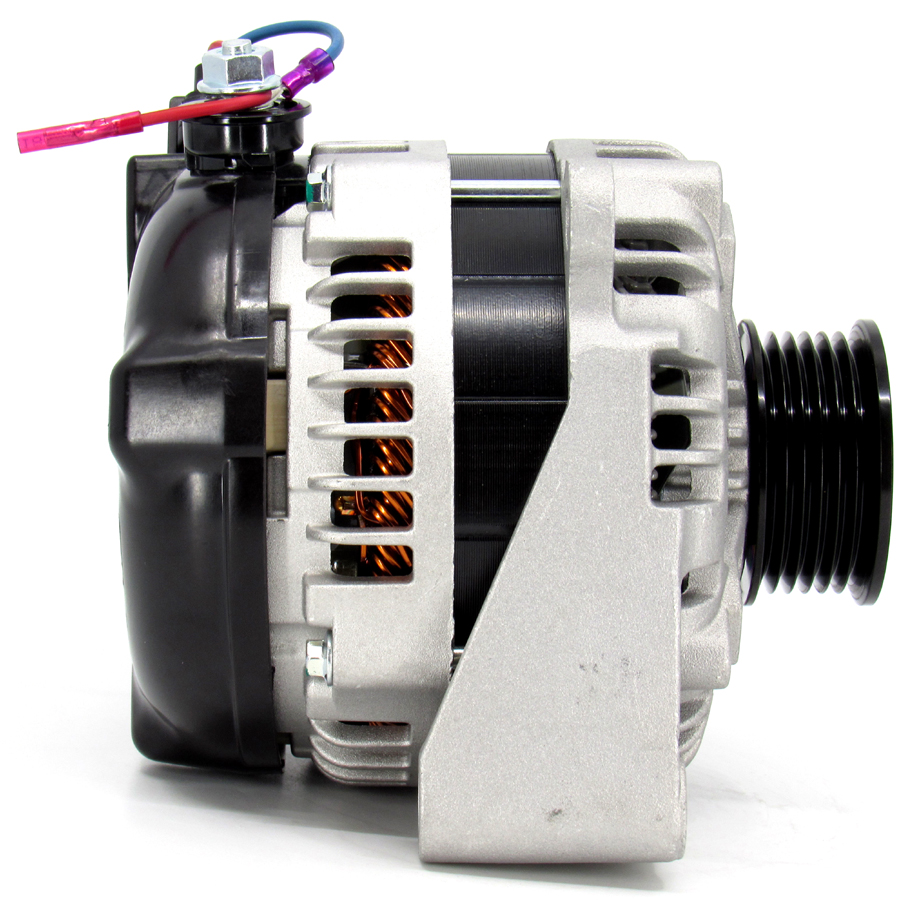 GM Vortec Mount LS Engine Swap 240 Amp Pure Power Hairpin High Output Alternator (Small Case ...